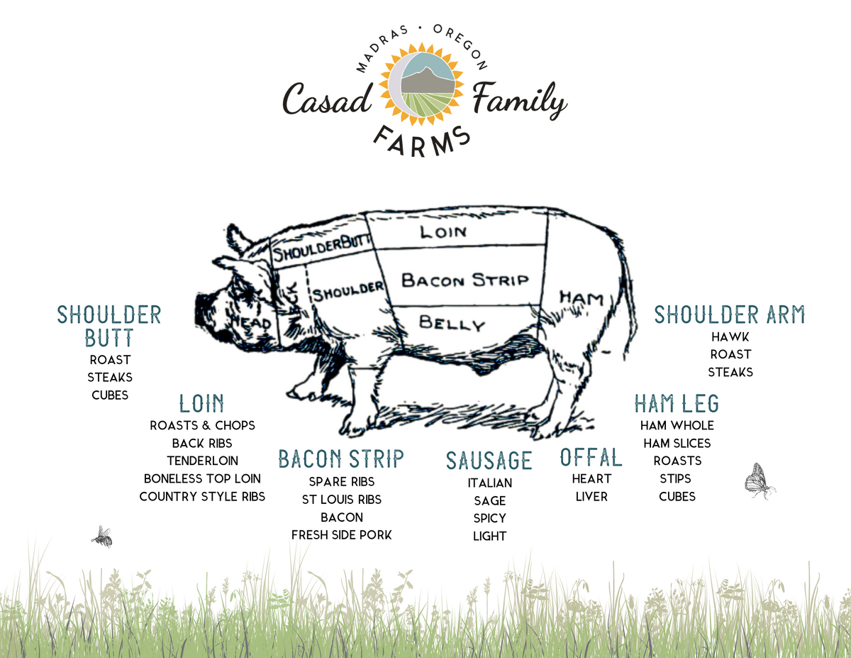 HALF Hog Share- DEPOSIT (Sept '25 Harvest) – Casad Family Farms